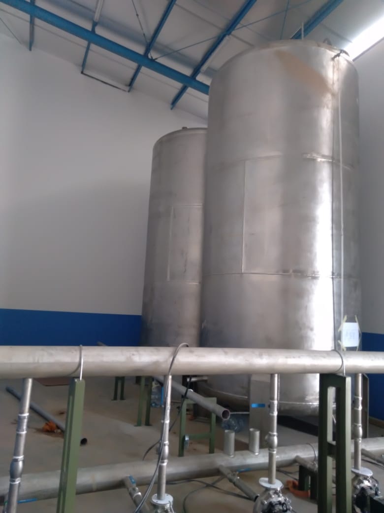Tangki Stainless Steel untuk storage Minyak goreng kapasitas 30000 ...